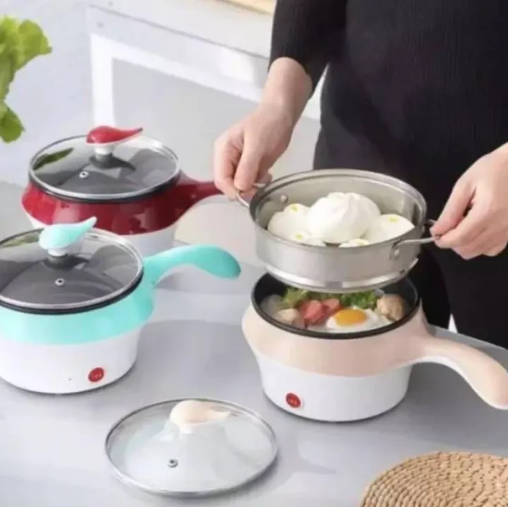 Space-Saving Multi-functional Electric Cooker with Non-stick Coating ...
