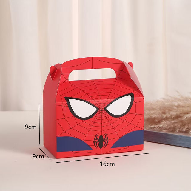 Disney Spiderman Cake Candy Box Cartoon Box With Handheld For Baby ...