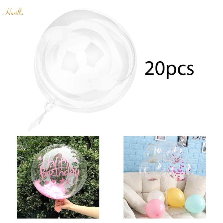 20Pcs Wide Mouth Bobo Balloons Large for Graduation Outdoor Celebration ...
