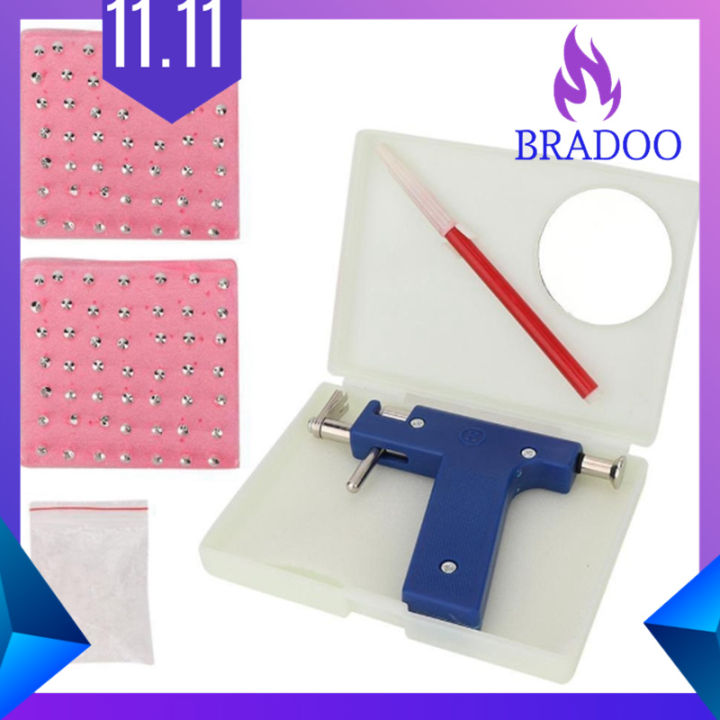 Stainless Steel Body Piercing Tool Kit Professional Ear Nose Navel ...