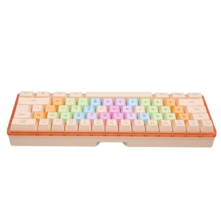 61 Keys Mechanical Keyboard, Beautiful Small Wired Mechanical Keyboard ...