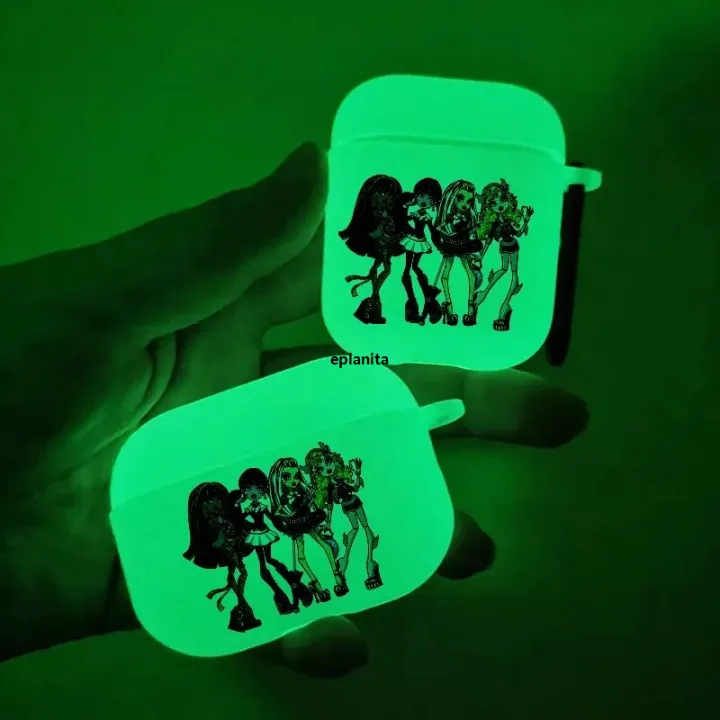 Monster Girl Cute High Quality Luminous AirPods Case Glowing in The ...