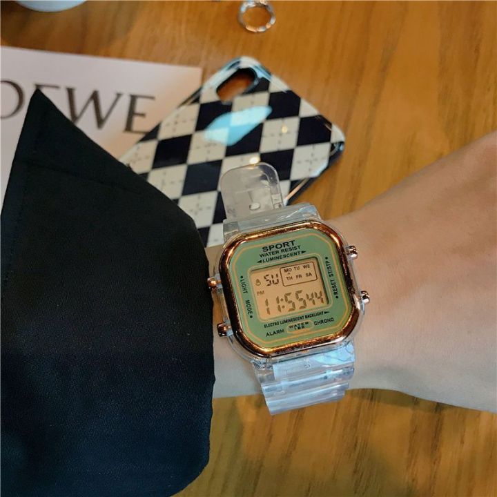 Watch Strap Small Square Unicorn Watch Female High School Student ...
