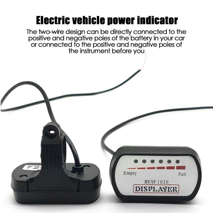 Universal For Electrical Motorcycles Scooter E-Bike Battery Capacity ...