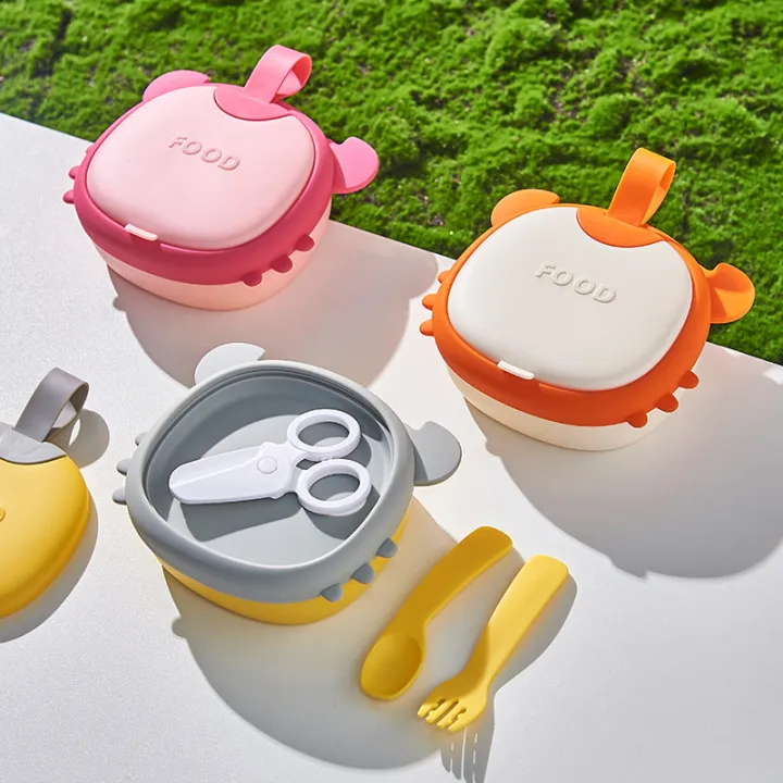 Baby Food Bowl Infant Special Children's Portable Multi-functional ...