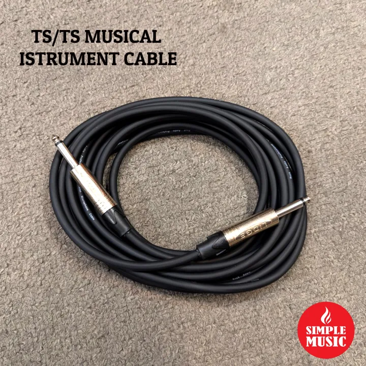 High Quality Music Instrument Cable Wire Cord Standard to Standard 6 ...