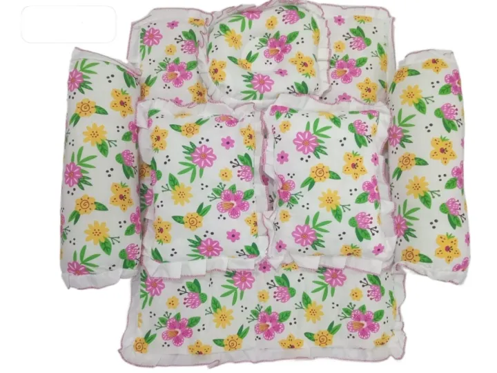 Vorix Baby Cot Sheet / Baby Bedding / pillow Set / Gift For Baby ...