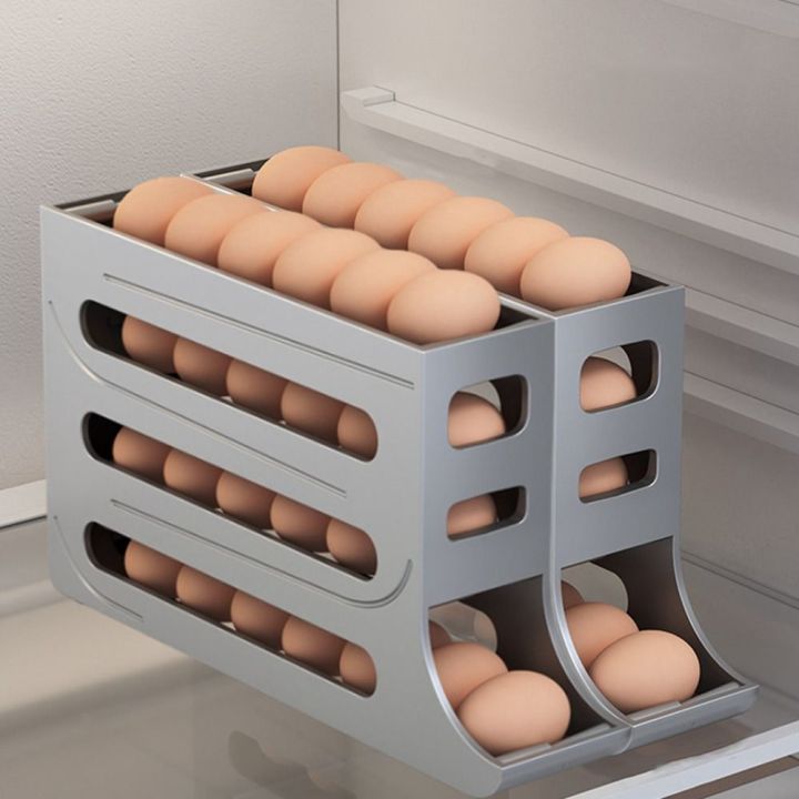Practical 30 Grids Refrigerator Egg Storage Box Large Capacity Space ...