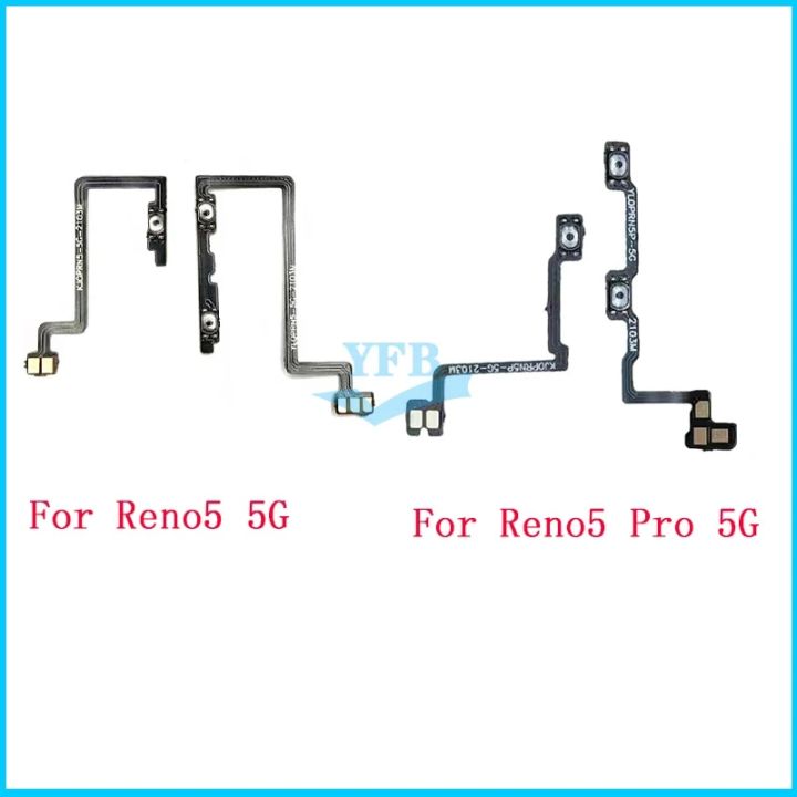 For OPPO Reno 5 Reno5 F Lite Pro Plus Pro+ 5G 4G Power Volume Side ...