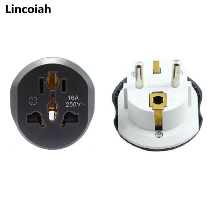 【LuxeGlow】16A Universal EU(Europe) Converter Adapter 250V AC Travel ...