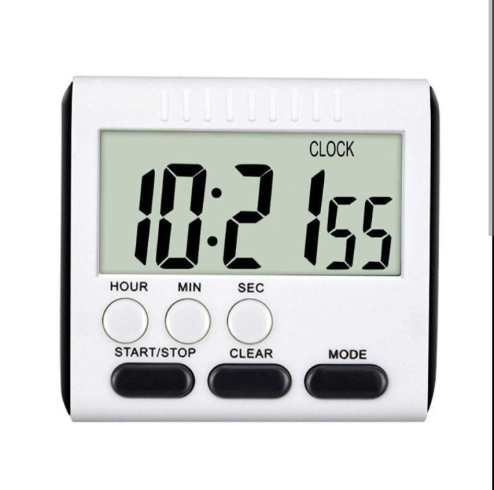 Digital Kitchen Timer Clock, Digital Timer Clock, with Free A3 Battery ...