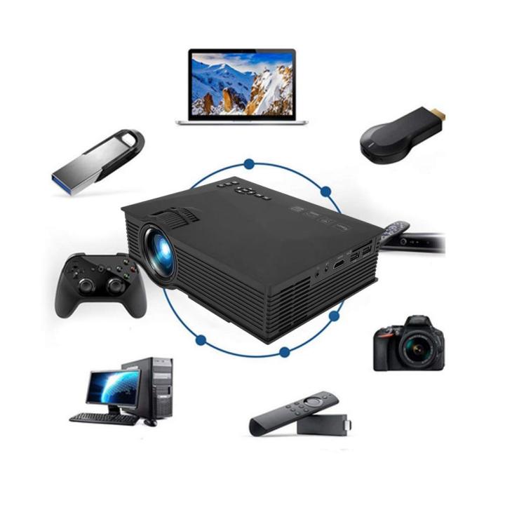 UC68s Led Projector HD 1080P 1800 Lumens Beamer Home Theater Proyector ...