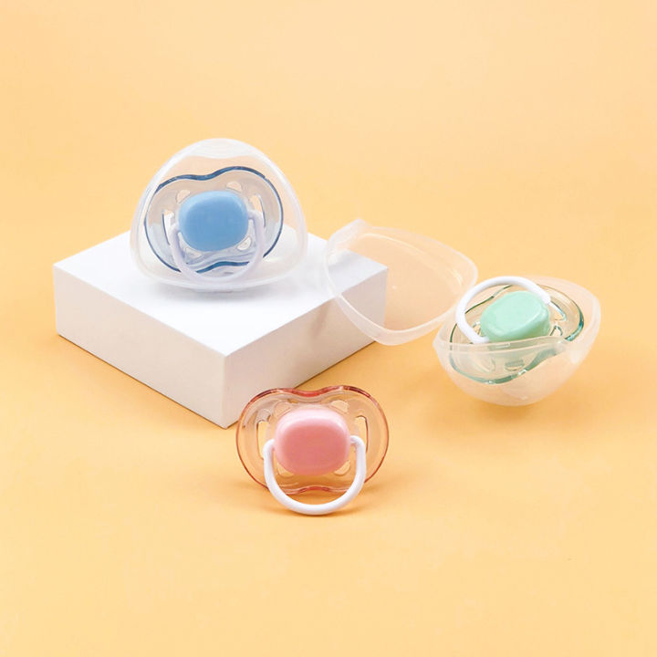 Baby Silica Gel Pacifier Baby Sleeping Baby Pacifier Newborn Comfort ...