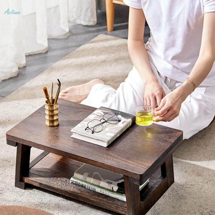 Floor Table Tea Table Wooden Laptop Bed Table Folding Table Folding ...