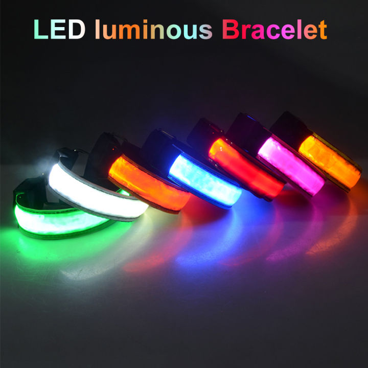 【SkinHorizon】Arm Band Reflective Rechargeable Running LED Armband ...