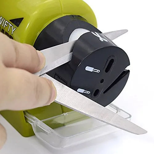 Swifty Sharp Smart Cordless Motorized Knife Sharpener with Durable ...