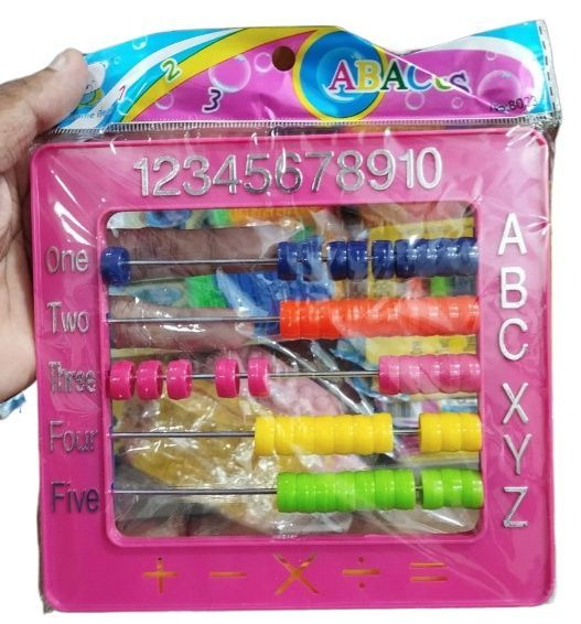 Mathematics Colourful Children's Bead Abacus Counting Frame Educational ...