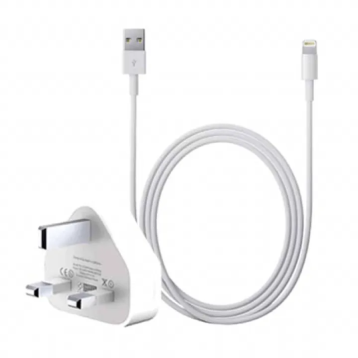 Original Apple iPhone Charger Plug and USB Data Cable/Genuine Apple ...