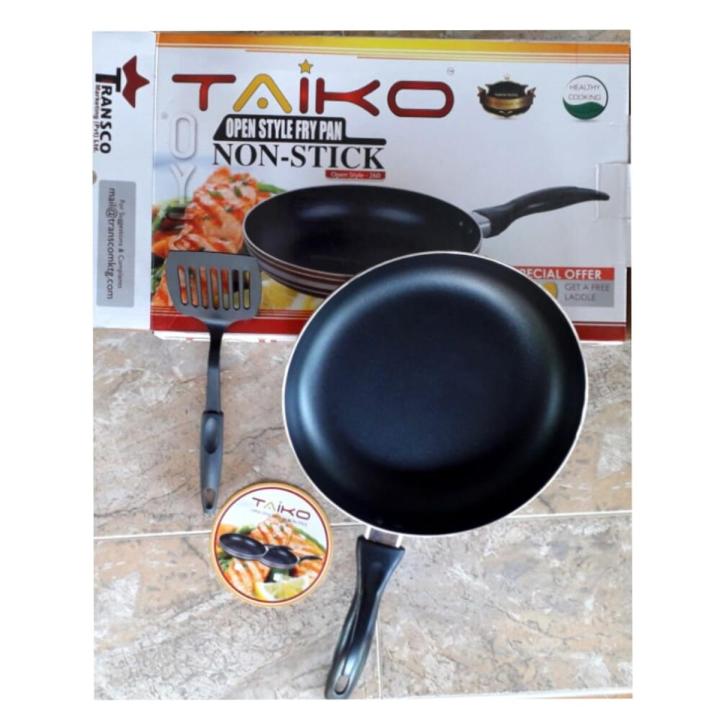 TAIKO Induction Compatible Premium Non-Stick Flat Dosa Tawa With Edge ...