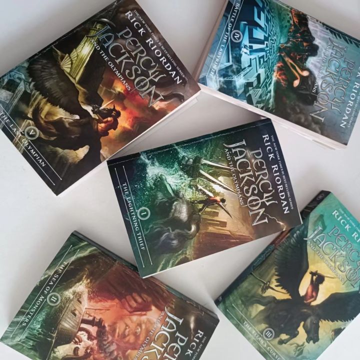 Percy Jackson boxed set Rick Riordan 5pcs | Daraz.lk