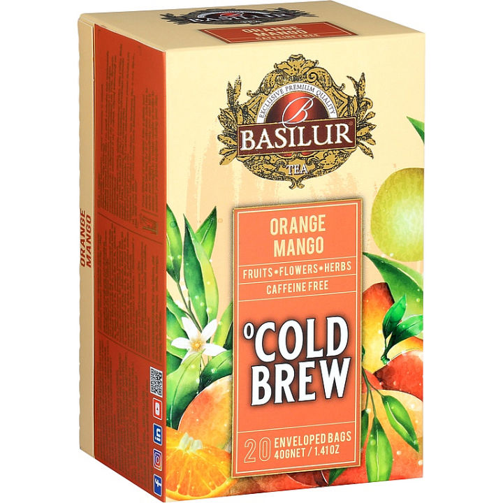 Basilur Cold Brew - Orange Mango 20 Envelopes 40g | Daraz.lk