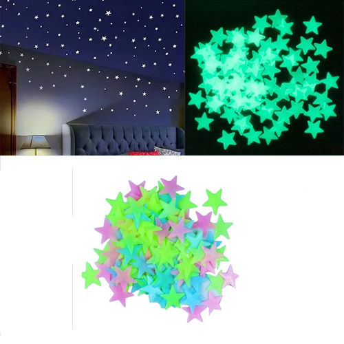 Radium Star Pieces Stars stickers 30 pcs Glow in Dark Toys Luminous ...