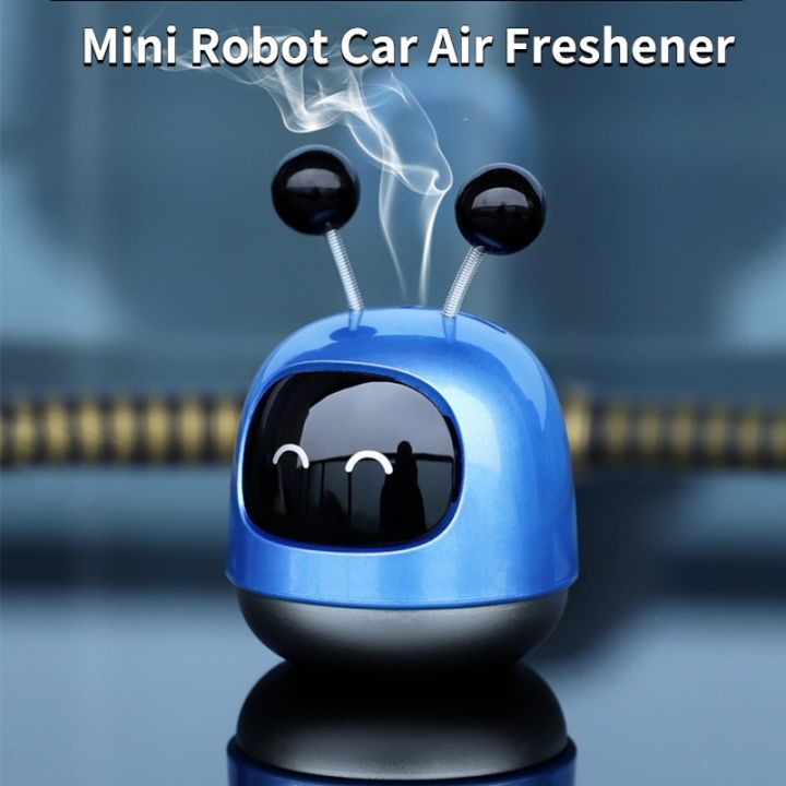 1Pc Mini Robot Car Air Freshener Parfum Flavoring Ventilation Cute toon ...