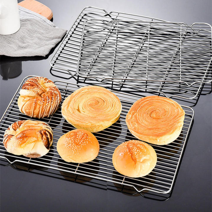 Metal Cookie Tray Nonstick Biscuit Pan Bread Drying Stand Nonstick Cake ...