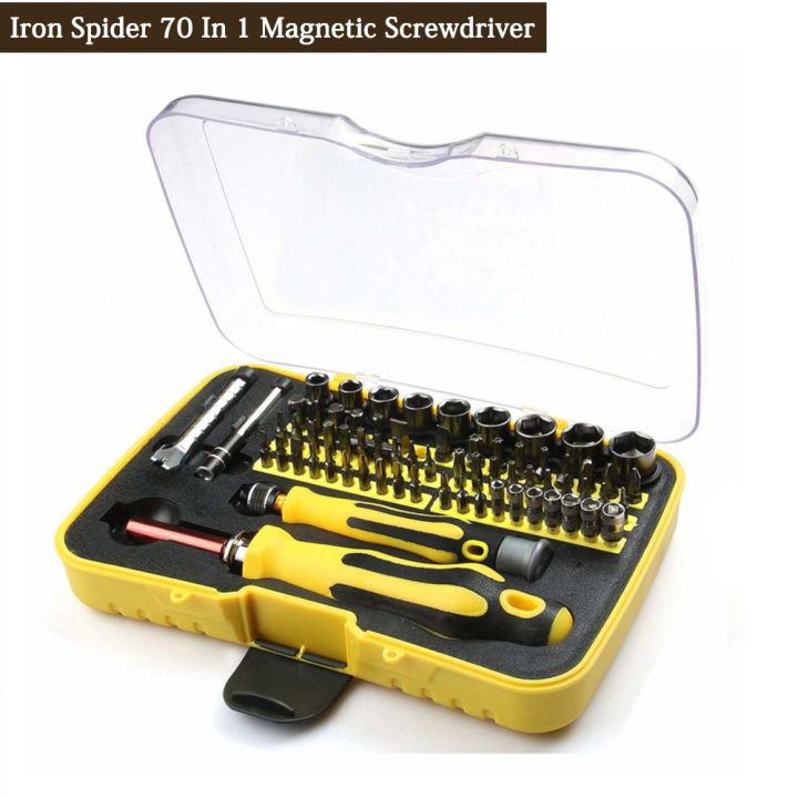 Iron Spider 70 In 1 Magnetic Screwdriver Set Phone Laptop Repair ...