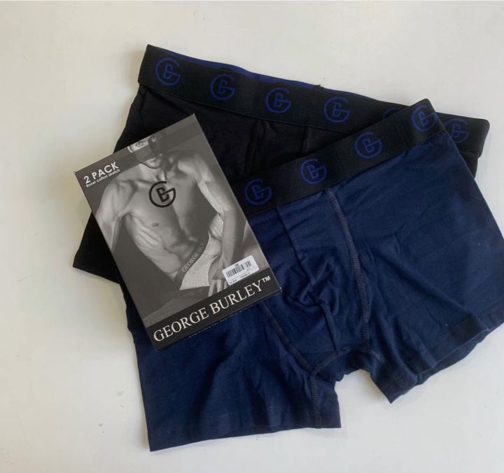 George Burley Men’s cotton stretch Solid Trunk 2 pack | Daraz.lk