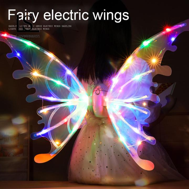 Color-changing Fairy Wings Magical Glowing Fairy Wings Perfect for Halloween Christmas Costumes ...
