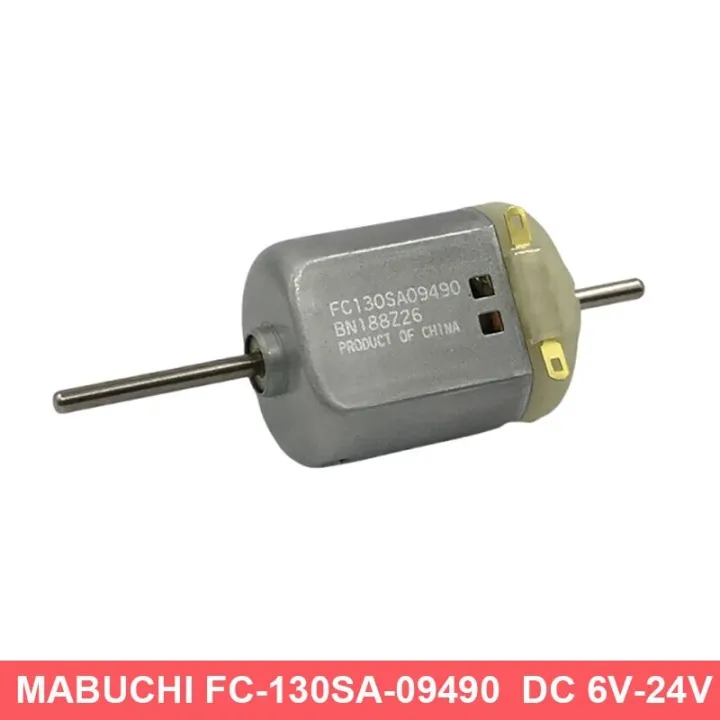 MABUCHI FC-130SA-09490 Micro Double Asix Motor DC 6V 9V 12V 14.4V 18V 24V 16000RPM Dual 2mm ...