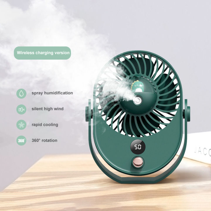 F01 Desktop Spray Small Fan Portable Fan Mini Small Silent Handheld Fan ...
