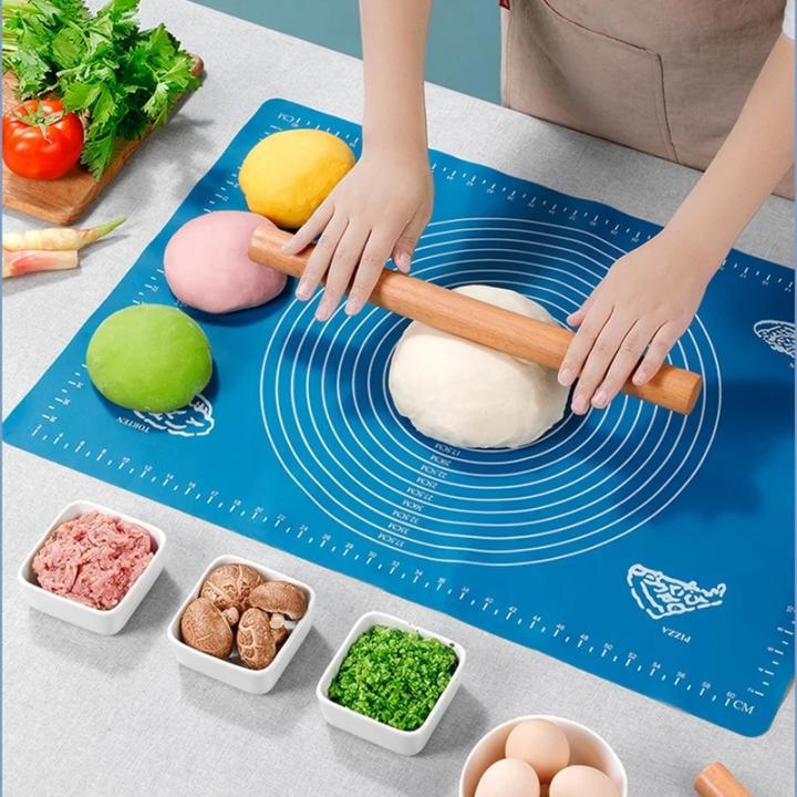 Large Nonstick Silicone Heat Resistant Baking Mat Silicone Cake Rolling ...