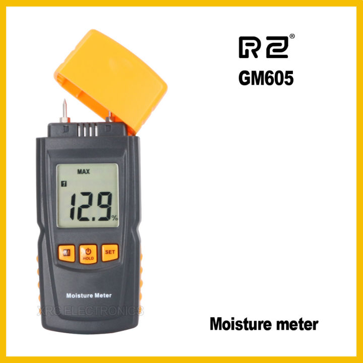 【Unique features】RZ EMT01 Portable Wood Moisture Meter Hygrometer ...