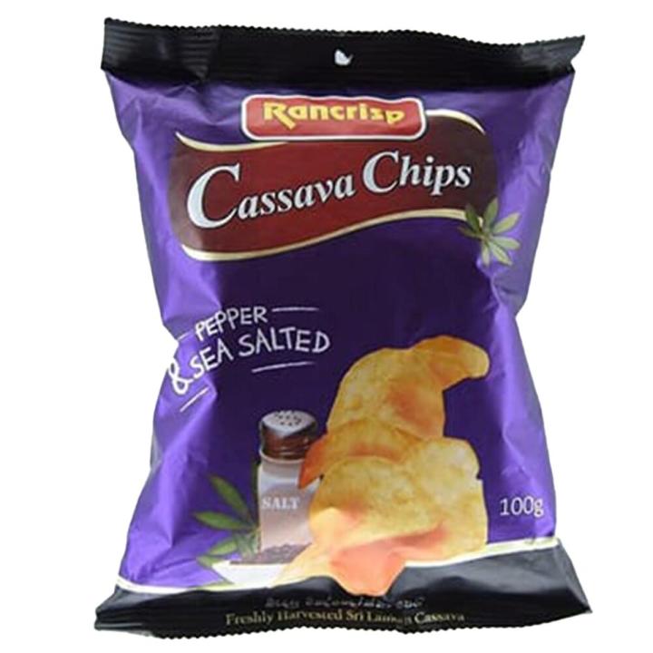 Rancrisp Cassava Chips Salt & Pepper 100g | Daraz.lk