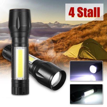 Portable XPE + COB LED Flashlight USB Charging Torch | Daraz.lk