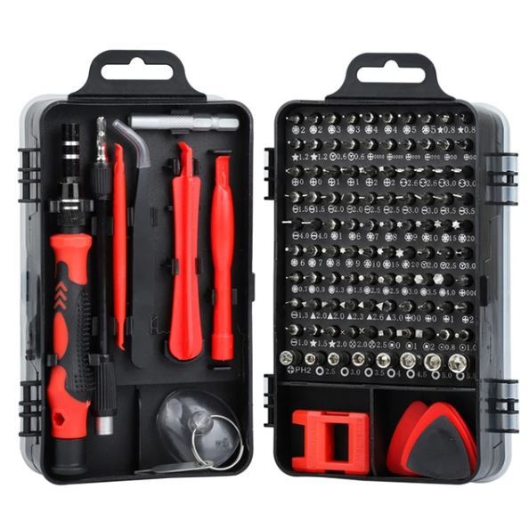 115PC - Precision Red Screwdriver Set - RED | Daraz.lk
