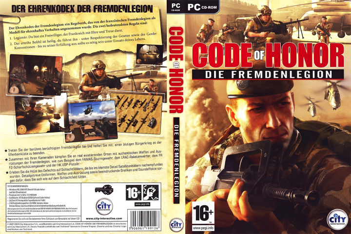 Code Of Honor The French Foreign Legion DVD PC Game | Daraz.lk