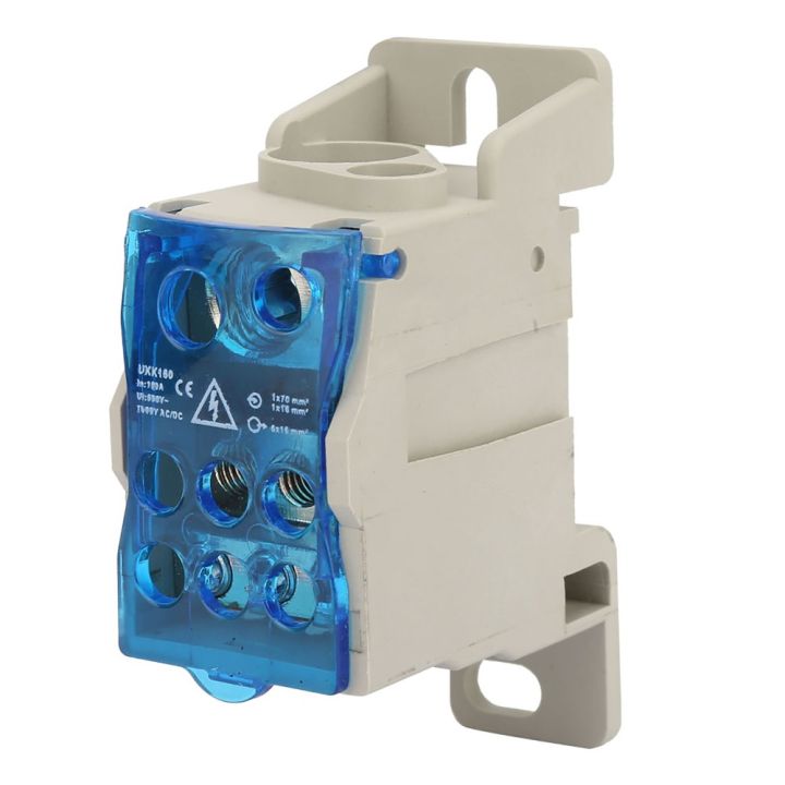 Durable 690V UKK160 DIN Rail Terminal Block Box Easy Installation 160A ...