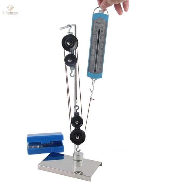 Pulleys Block Demonstration Physics Experiment Set Learning Toys ...