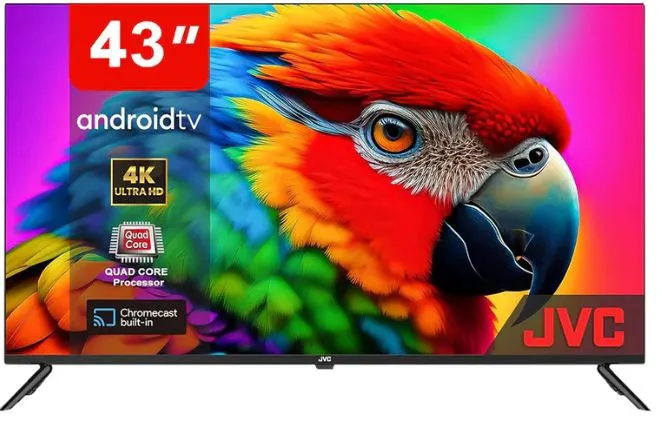 JVC 43 inch Smart TV, 4K UHD Android 14 LED TV AV | Daraz.lk