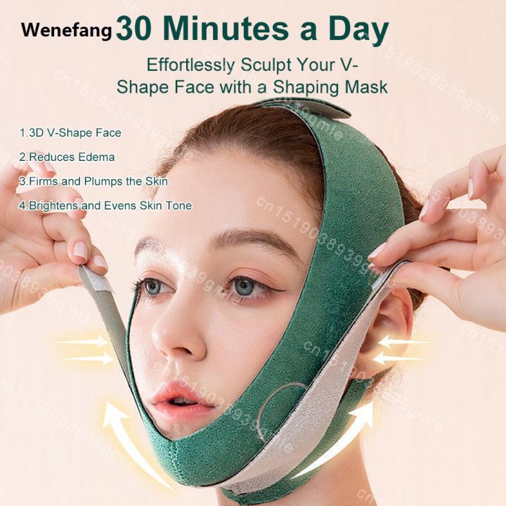 Wenefang Slimming Face Belt Lifting Double Chin Face Mask Tight But Not ...
