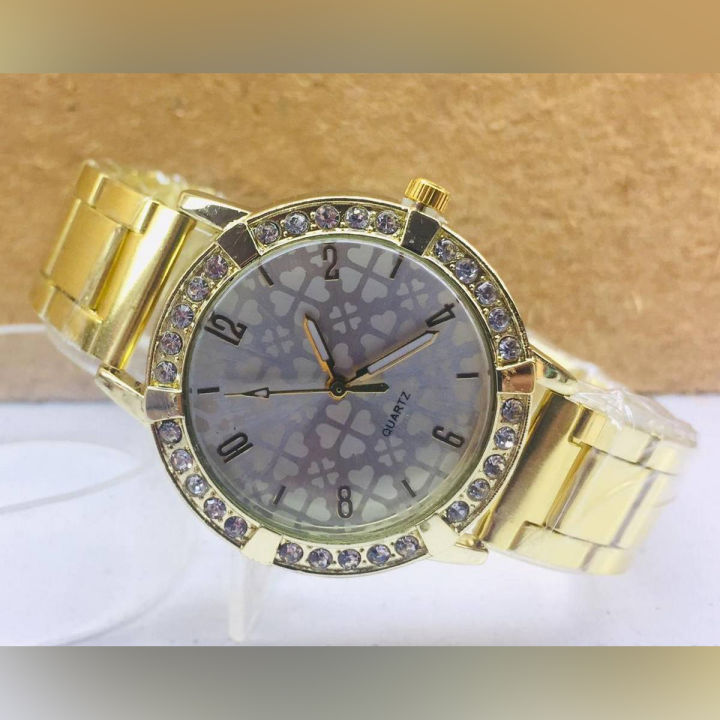 Ladies women luxury gold chain Watch | Daraz.lk