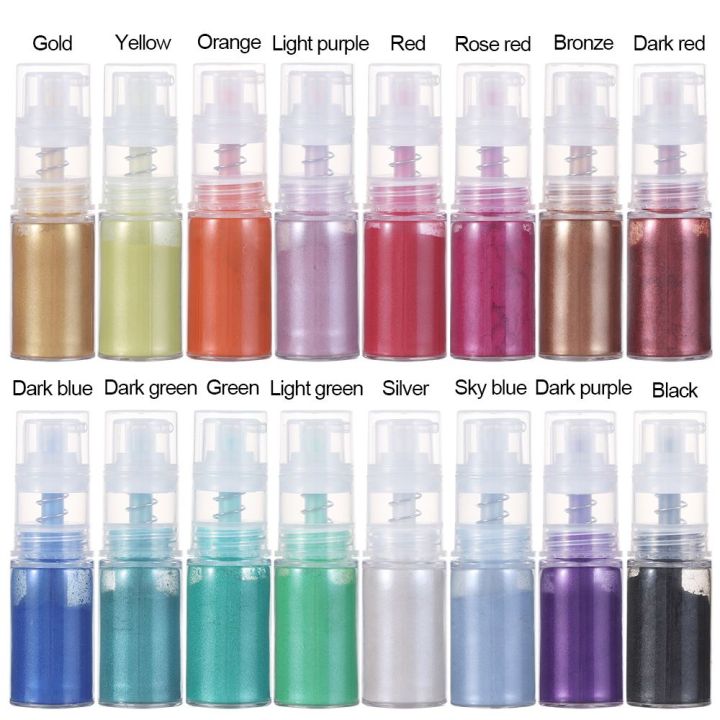 5g Gold Powder Mousse Spray Bottle Baking Color Dust Cake Fondant ...