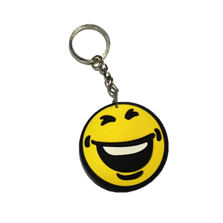 Smiley Rubber key tag | Daraz.lk