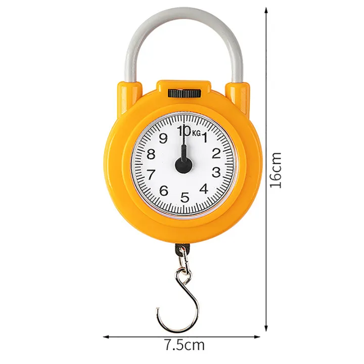 10kg Portable Hanging Mechanical Scale Fish Luggages Kitchen Scale ...