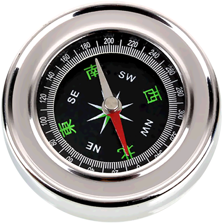 【The Timber Loft】Large stainless steel compass refers to the North ...