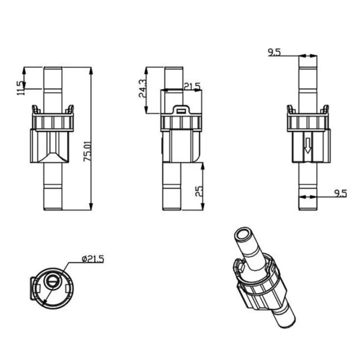 B9HB Small Design Clear Water Flows Meter Accurate Water Flows ...