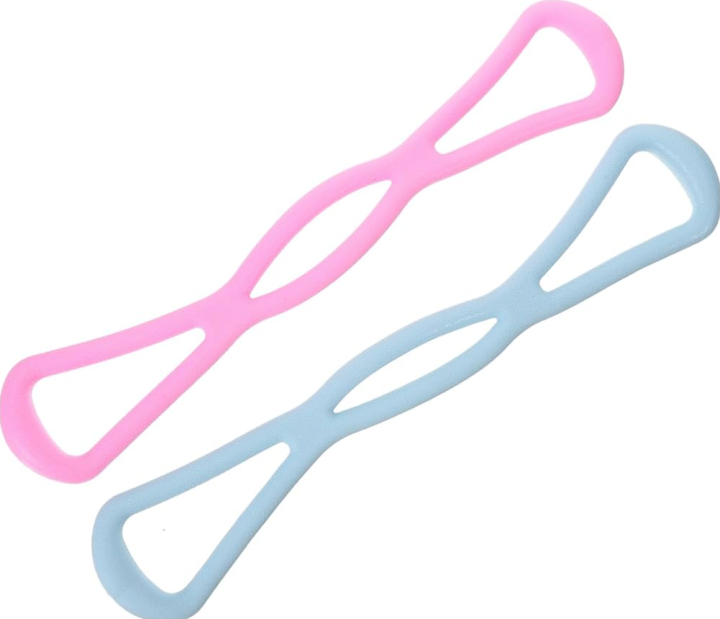8 Word Style TPR Resistance Band – Stretching Expander for Yoga ...